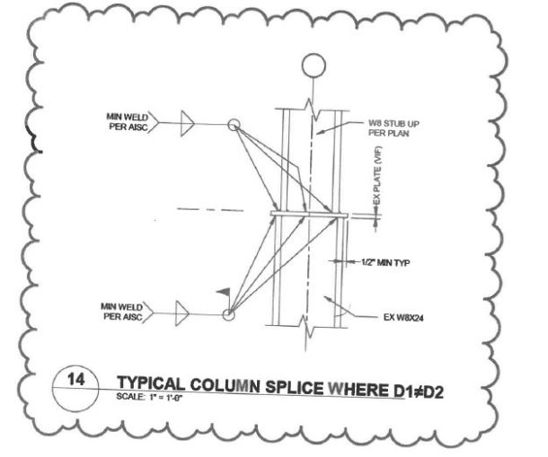 Method for Extending Building Columns for 2nd Level | Westmont Engineering